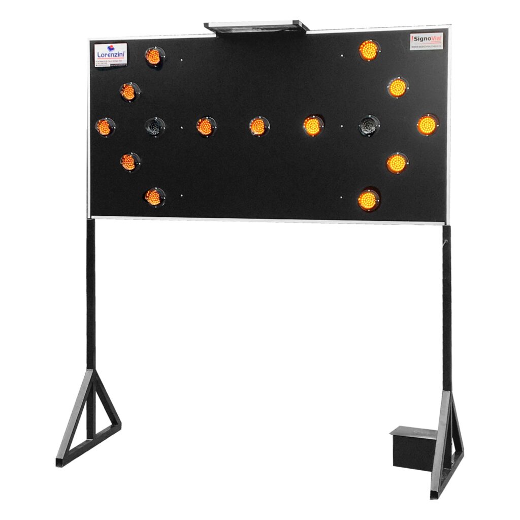 Flecha Led Estatica 244X122Cm 15 Luces 2 Patas Mod Flest002 | SeImporta